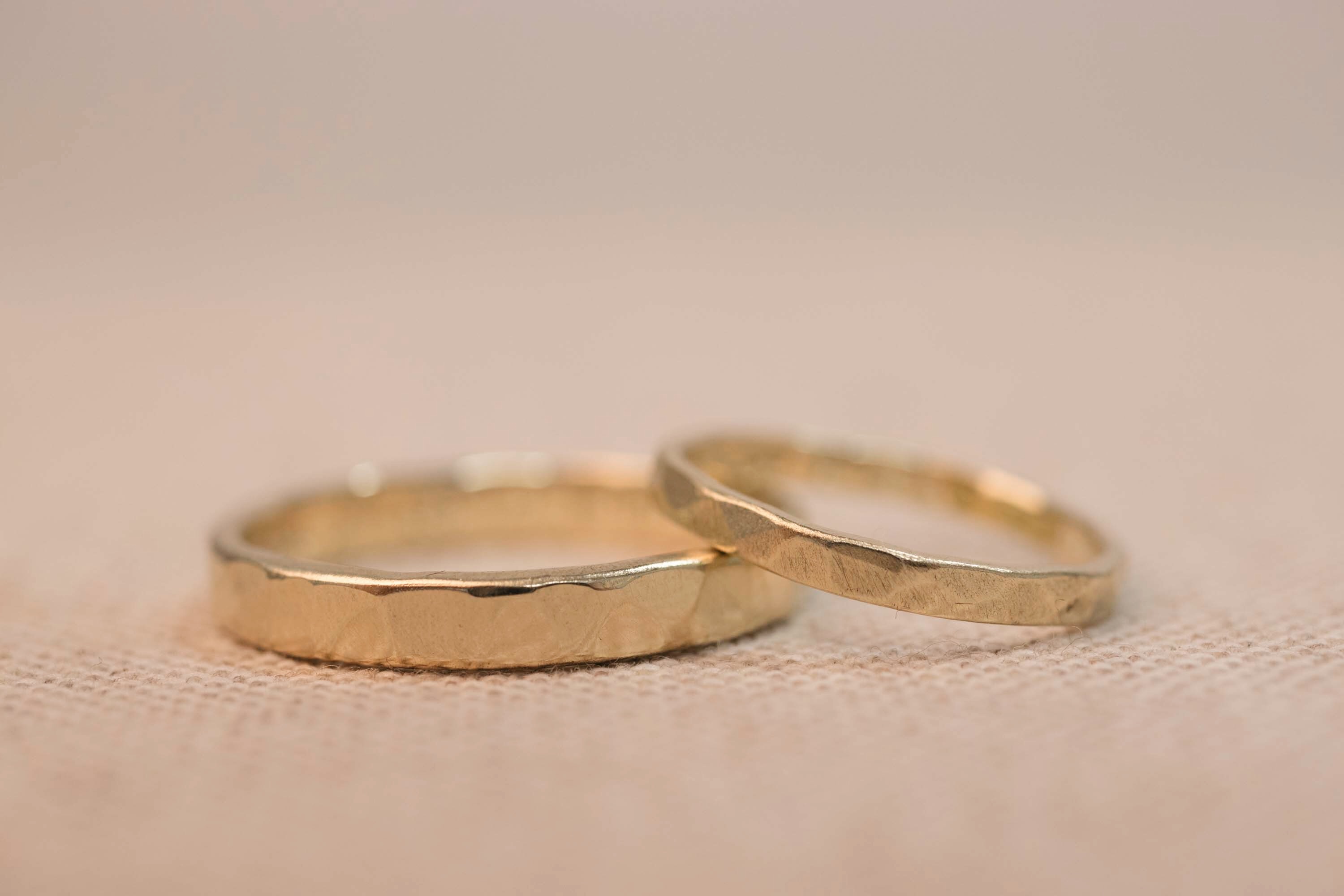 Our wedding band sets for him and her | Bobini Roots